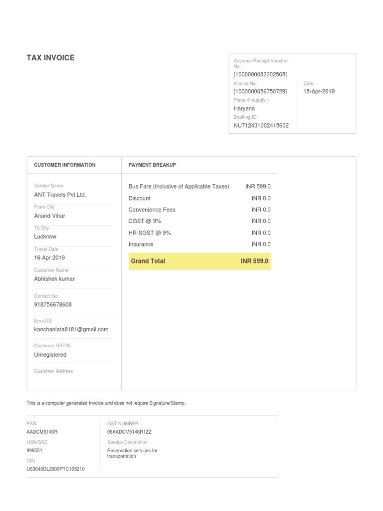 NU Invoice | PDF | Invoice | Payments