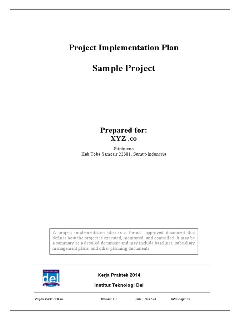 Sample PIP 20180119 | PDF | Data Center | Cloud Computing