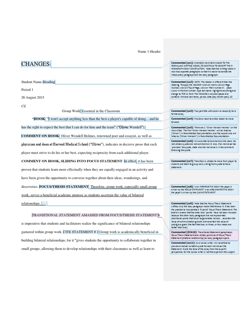 Formulaic Writing Edited March 1 | PDF | Essays | Expert