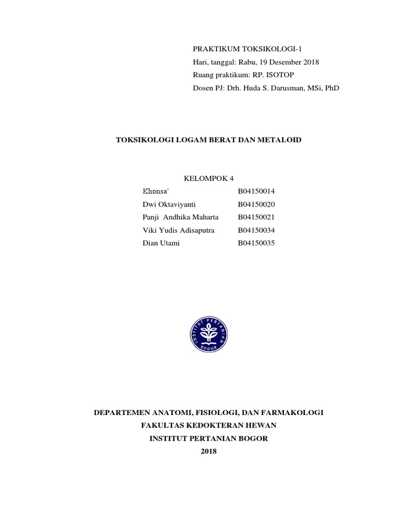 Uji Reinsch Logam Berat dalam Praktikum | PDF