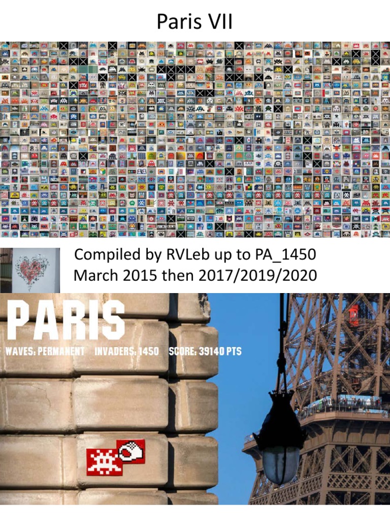 Space Invader in Paris VII (7th Arrondissement) As of Dec 2020 | PDF ...