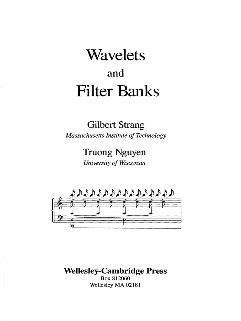 Wavelets and Filter Banks | Download Free PDF | Wavelet | Multidimensional Signal Processing