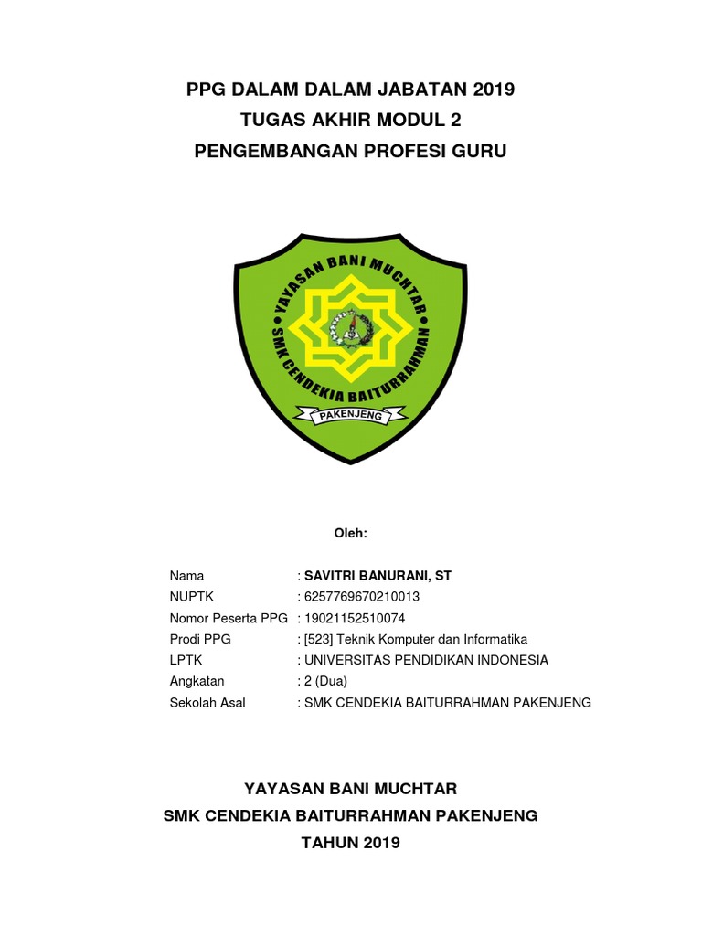 Tugas Akhir Modul 2 PPG | PDF