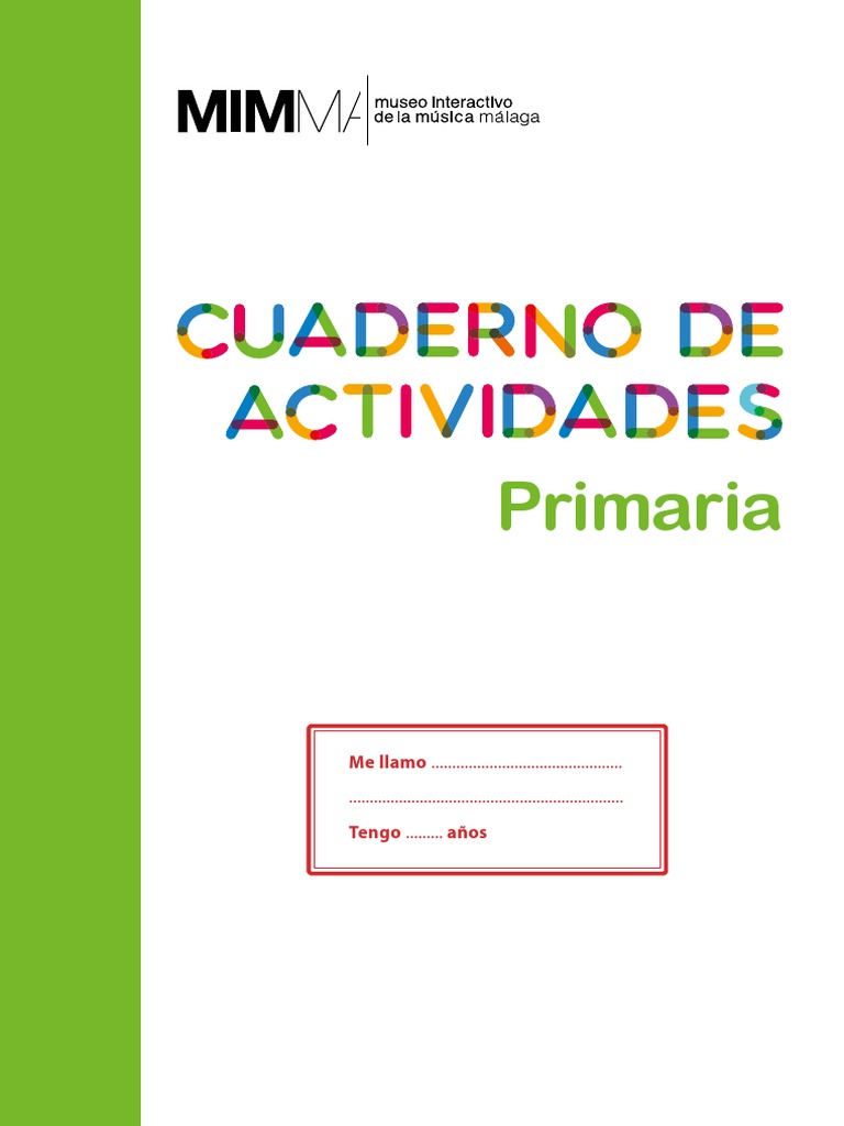 Un cuaderno de actividades musicales para niños | PDF | Sonido | Lápiz