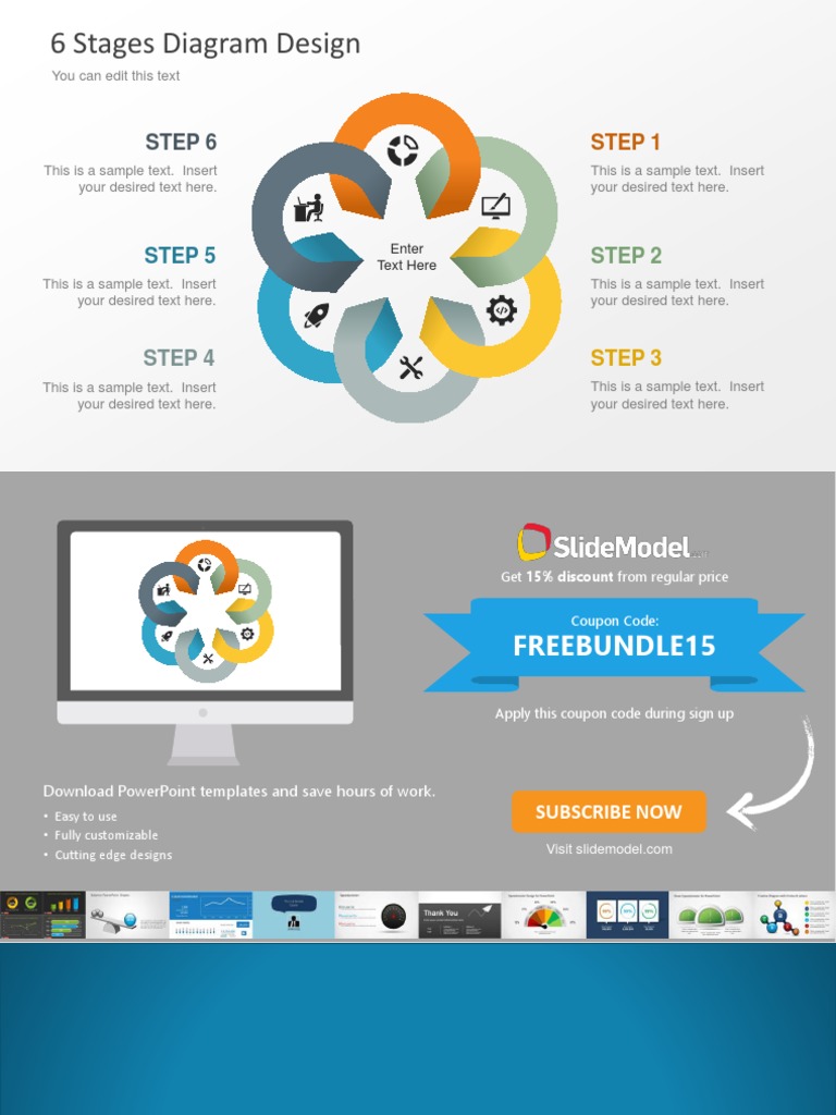 6 Stages Diagram Design: Step 6 | PDF