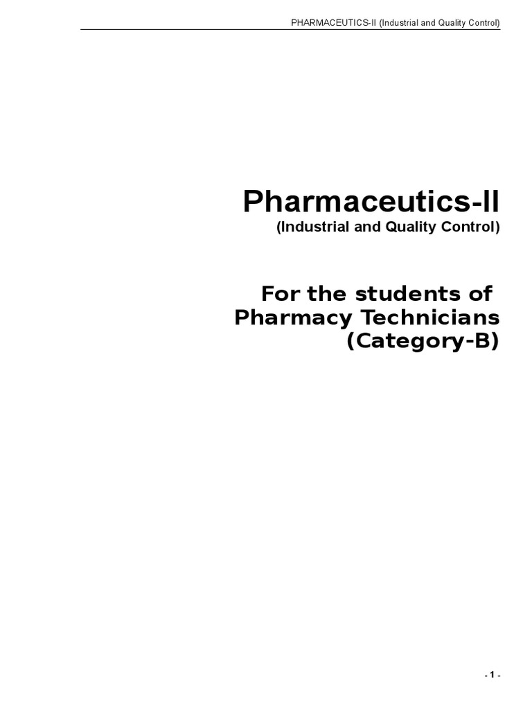 Pharmaceutics II | PDF | Tablet (Pharmacy) | Mill (Grinding)
