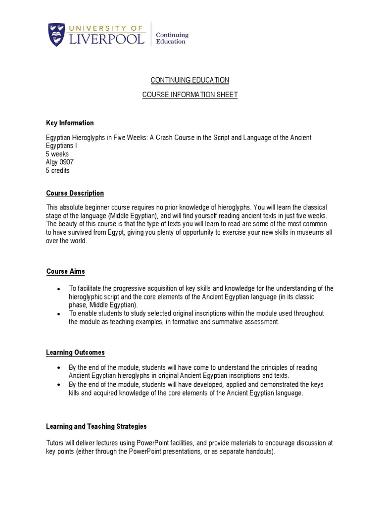 Introduction to Hieroglyphs: A Crash Course in Reading Ancient Egyptian ...