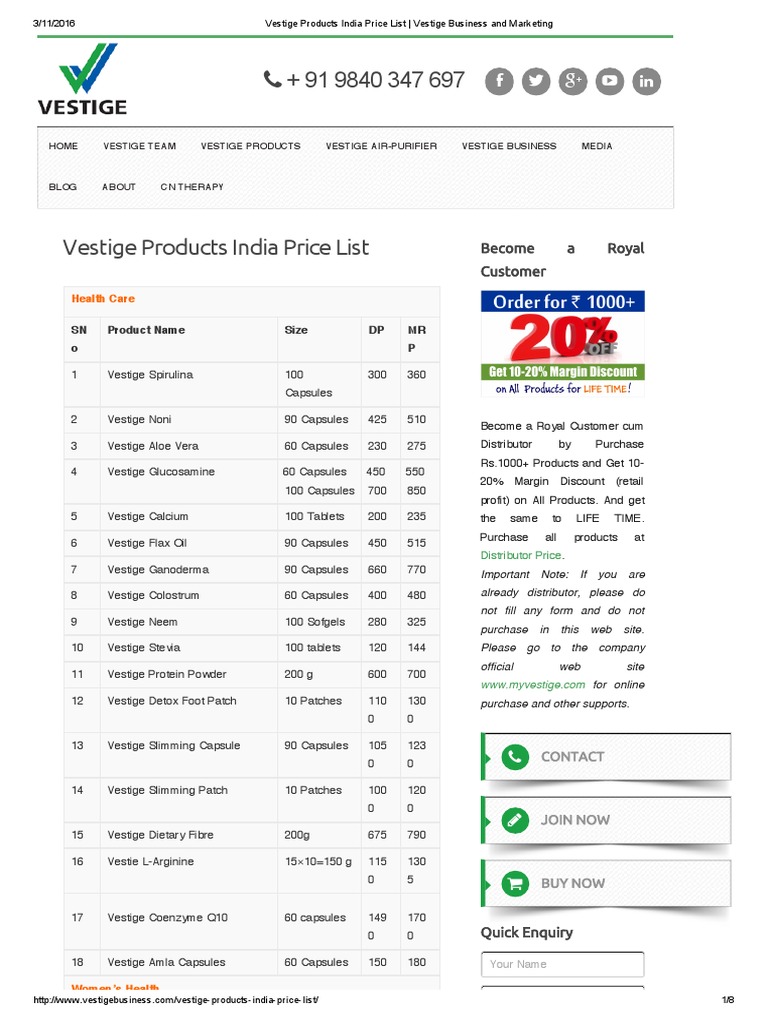 Vestige Products India Price List Vestige Business and Marketing PDF | PDF | Shampoo | Sunscreen