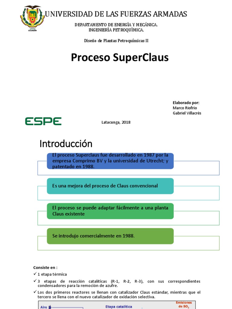 Super Claus | PDF | Catálisis | Reacciones químicas