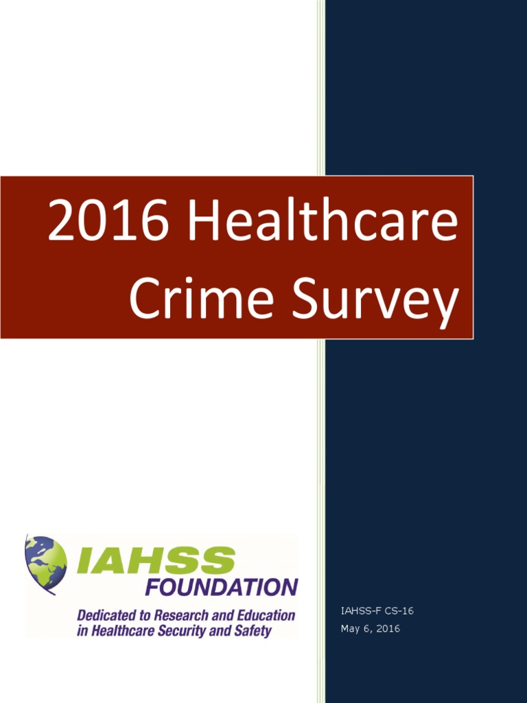 IAHSS Crime Survey | PDF | Robbery | Burglary