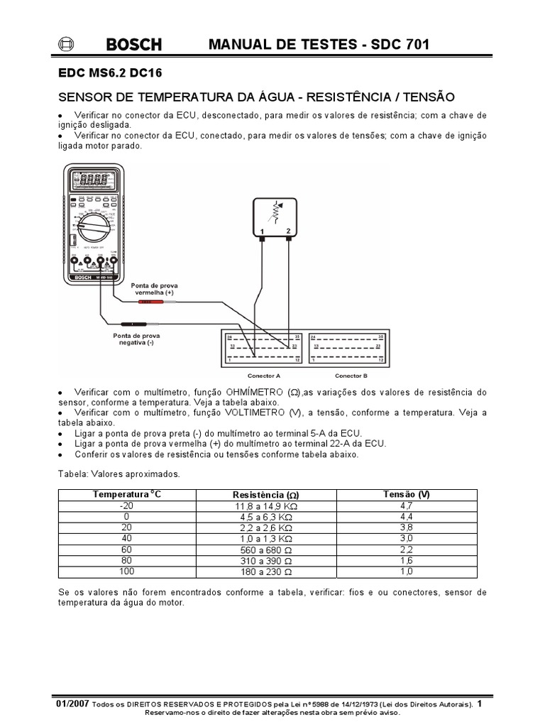 Diagrama Bosch Edc MS 6.2 DC 16 PDF | PDF | Eletricidade | Engenharia ...
