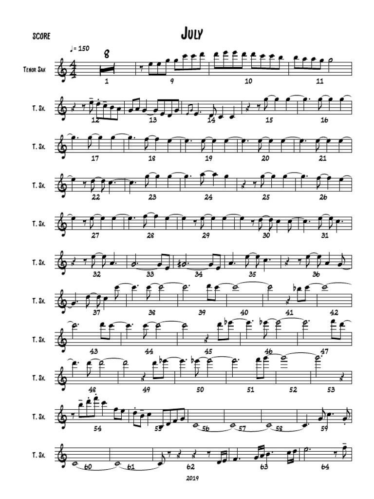 July - Ben Wendel | PDF