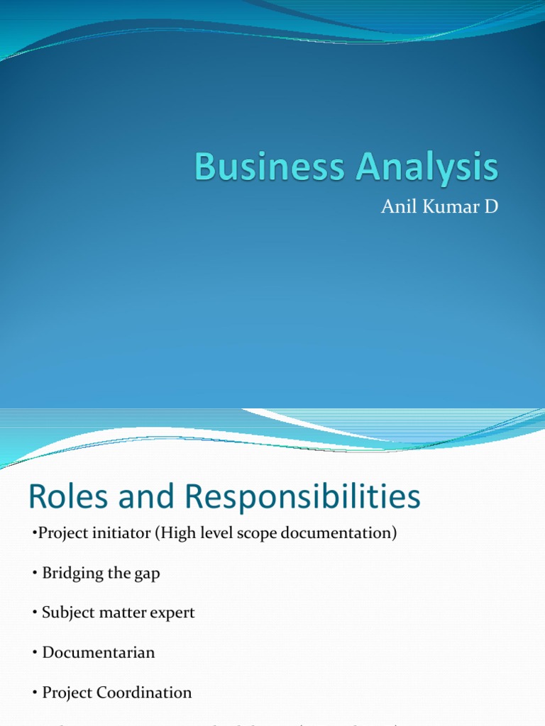 Business Analysis | PDF