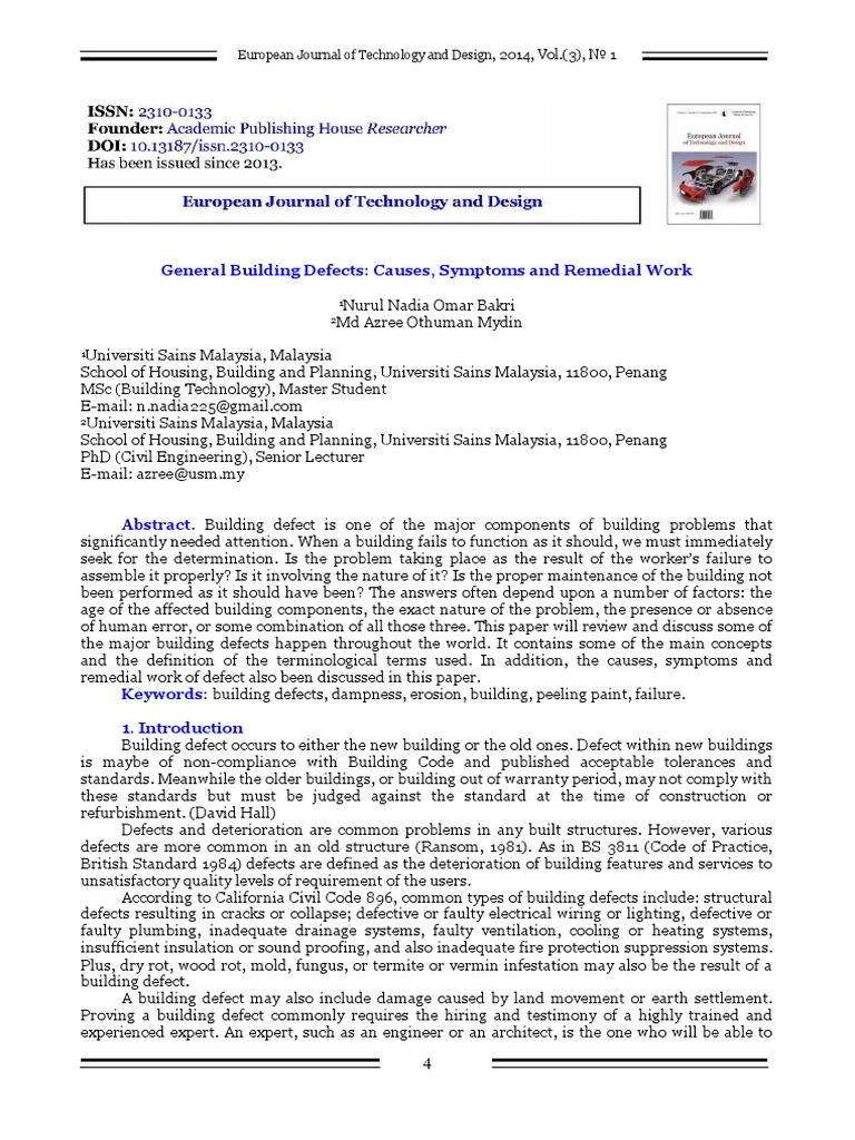 Building Defects PDF | PDF | Mold | Plaster