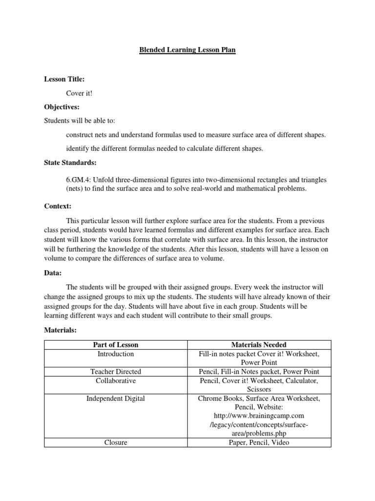 Educ 204 Unit 5 Mastery | PDF | Area | Education Theory