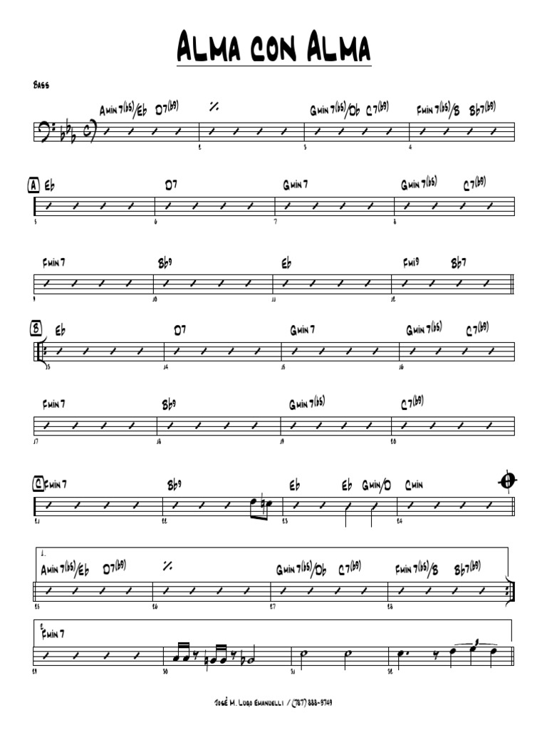 Alma Con Alma Bass | PDF