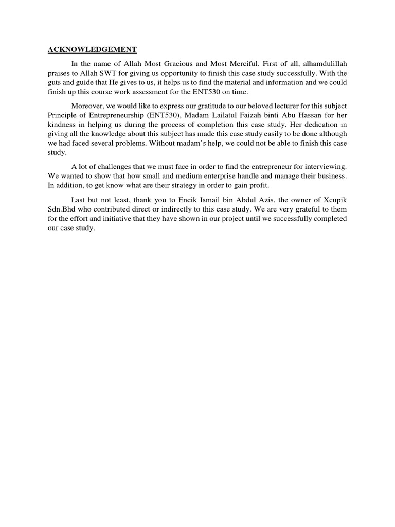 Case Study Ent 530 | PDF | Entrepreneurship | Applied Psychology