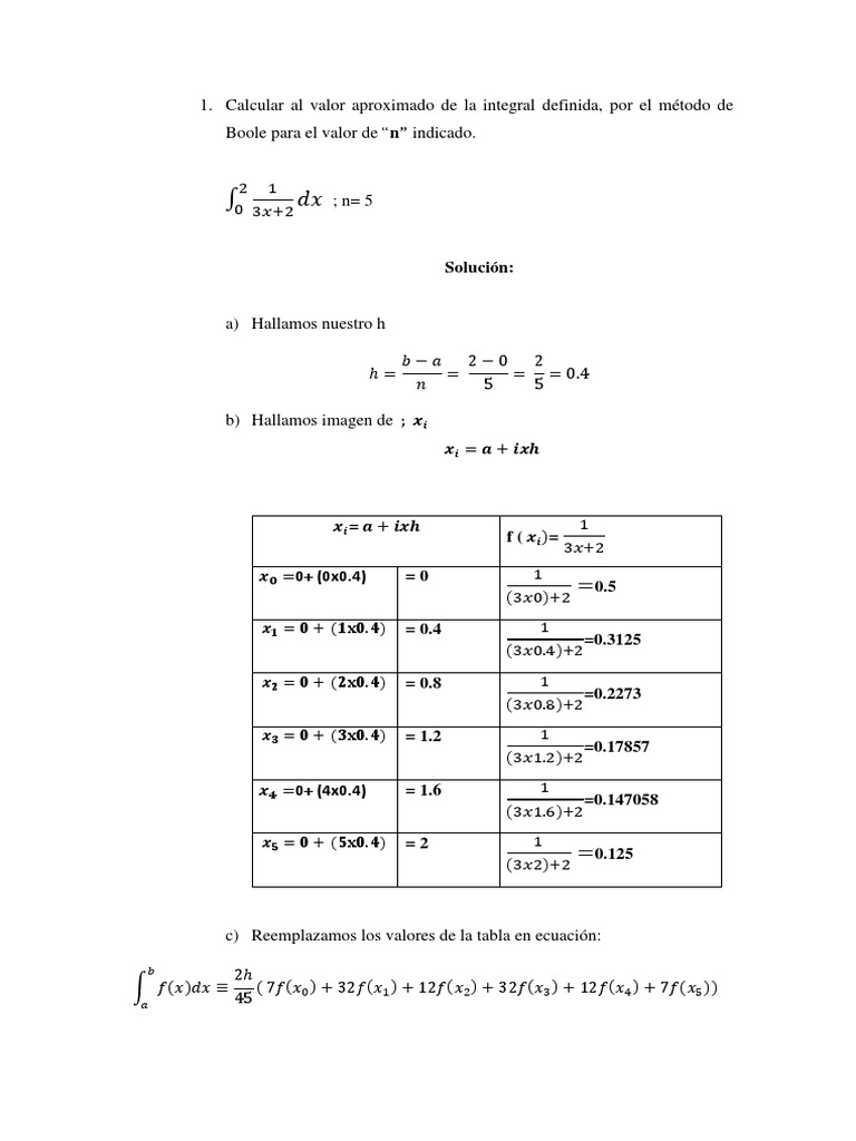 Regla de Boole | PDF | Enseñanza de matemática | Análisis matemático