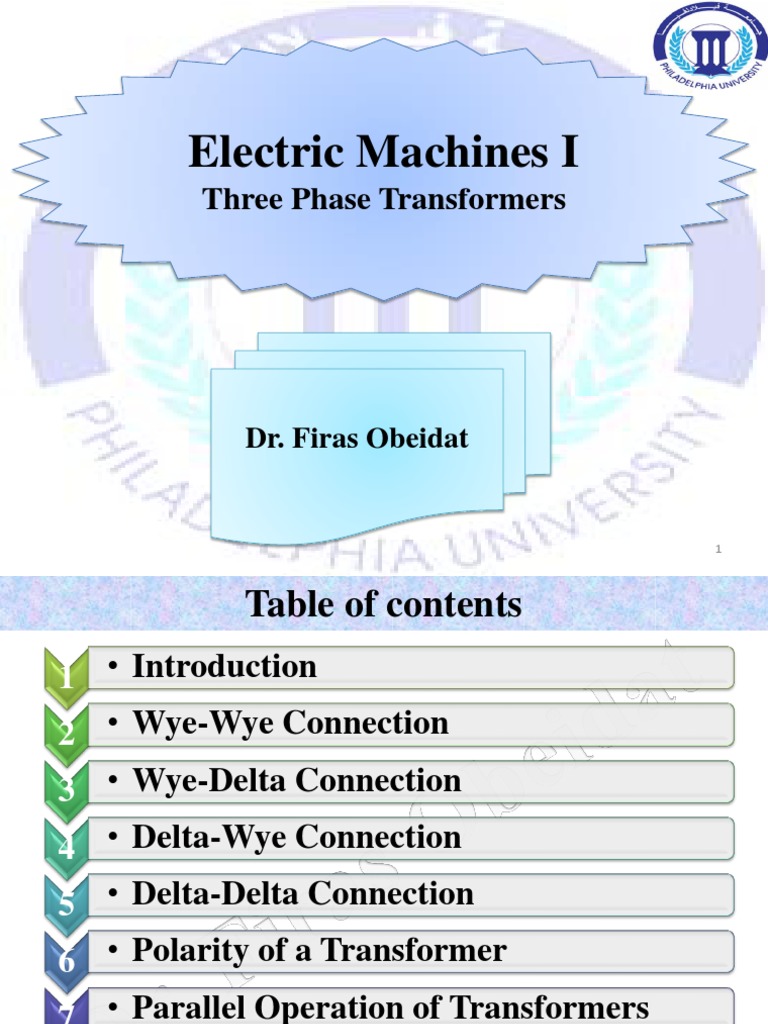 3 Three Phase Transformers PDF | PDF | Transformer | Electrical Engineering