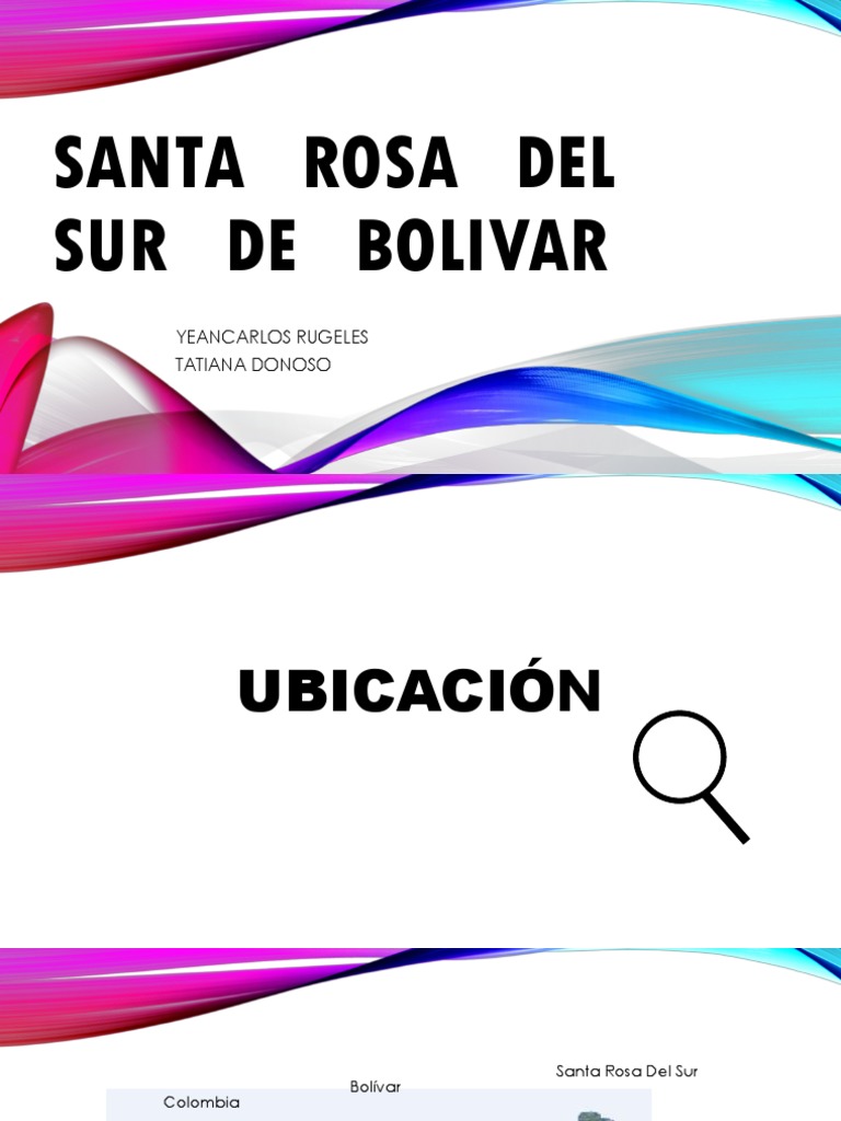 Santa Rosa Del Sur de Bolivar | PDF | Agricultura