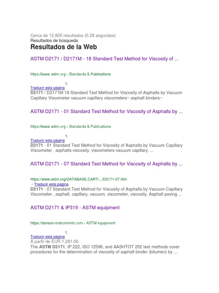 Resultados de La Web: ASTM D2171 / D2171M - 18 Standard Test Method For ...