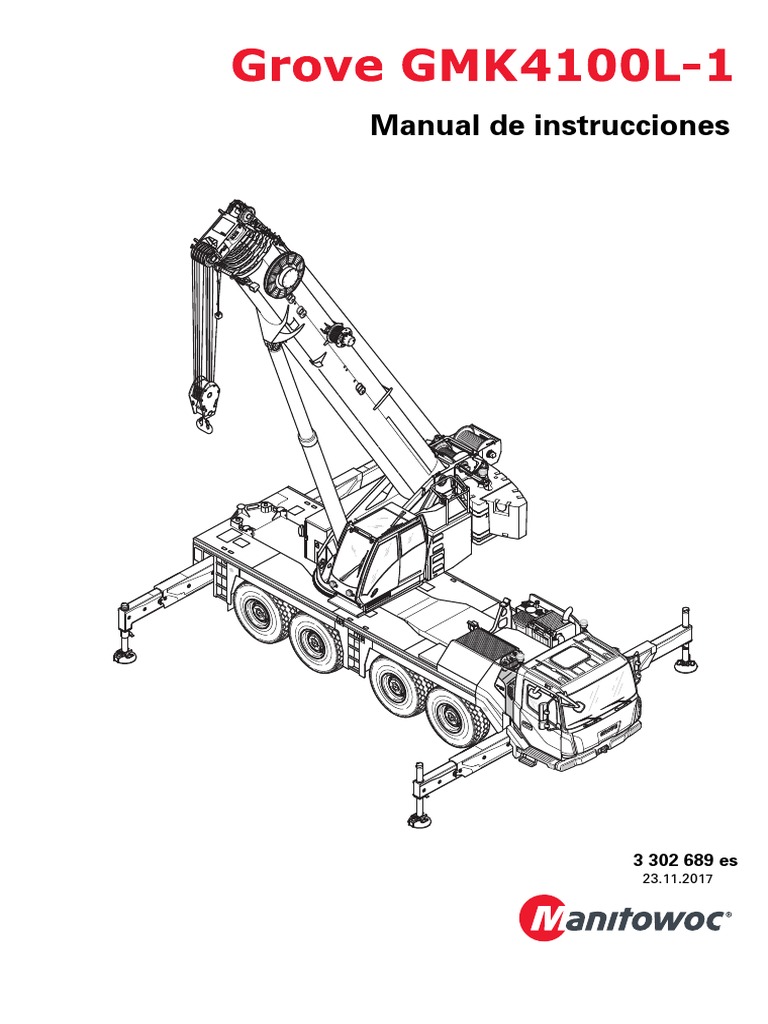 GMK 4100 L PDF | PDF | Ingeniería mecánica | Bienes manufacturados