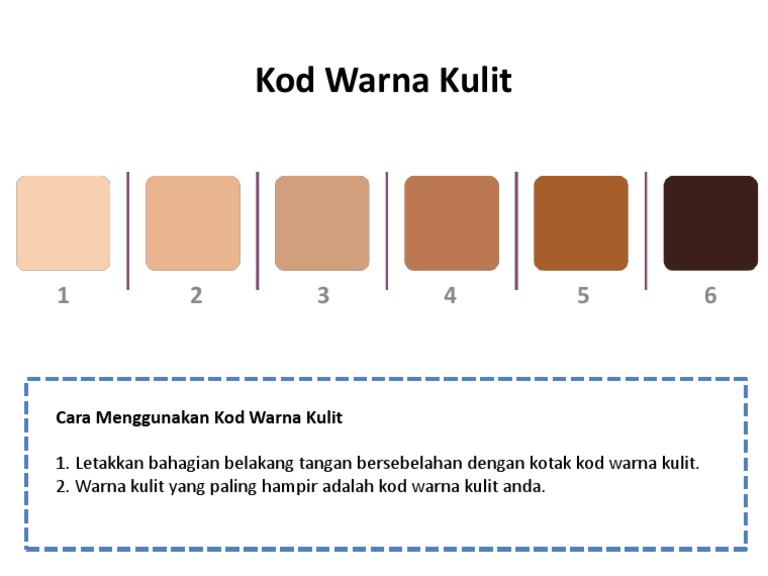 Kod Warna Kulit Pssas Tingkatan 3 | PDF