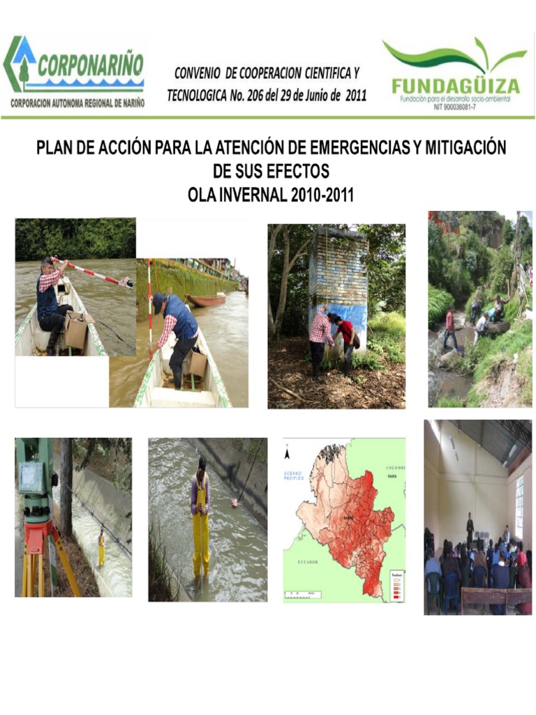 Informe Susceptibilidad Movimientos Masa Convenio206 Fundaguiza | PDF | Información | Inundar