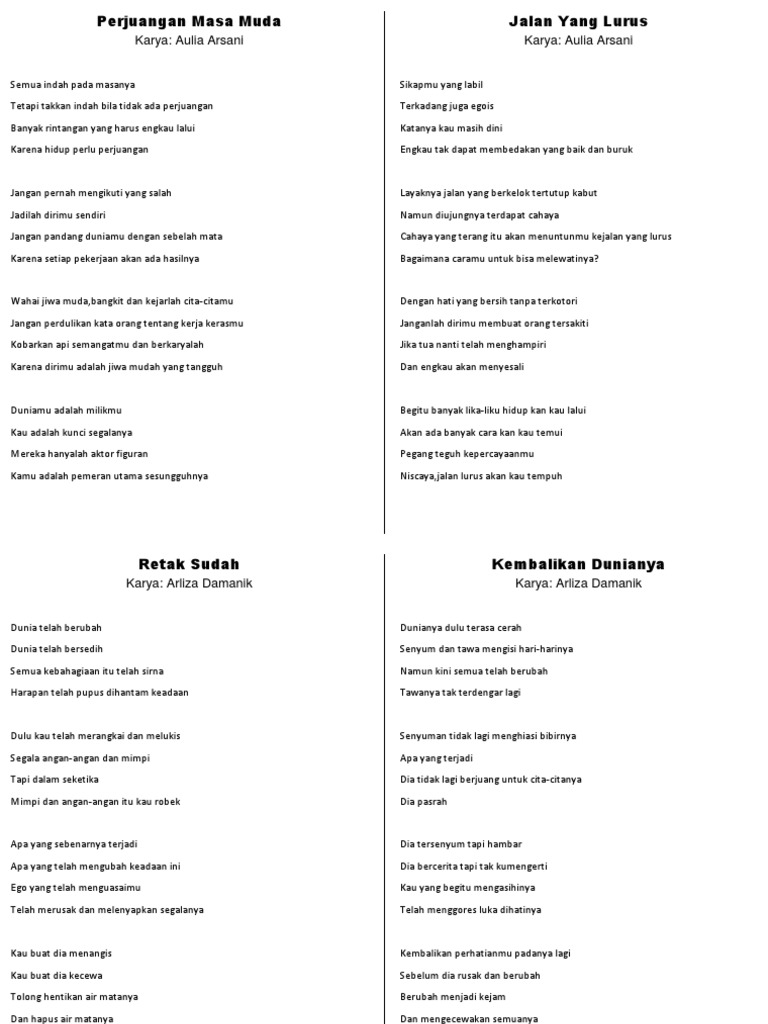 Kumpulan Puisi | PDF