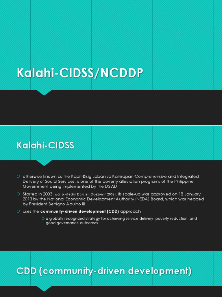 Kalahi CIDSS | PDF | Economic Development | Government