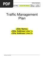 Traffic Management Plan | PDF | Traffic | Vehicles