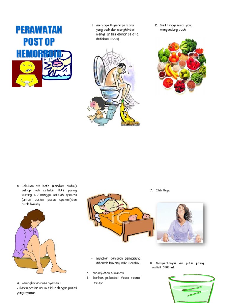 Perawatan Pasca Operasi Hemoroid | PDF | Kesehatan Holistik