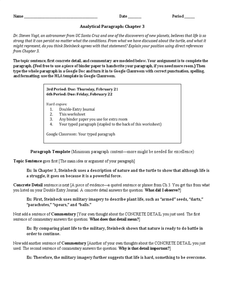 Lesson 3 Assessment and Evaluation Criteria | PDF | Paragraph | English ...