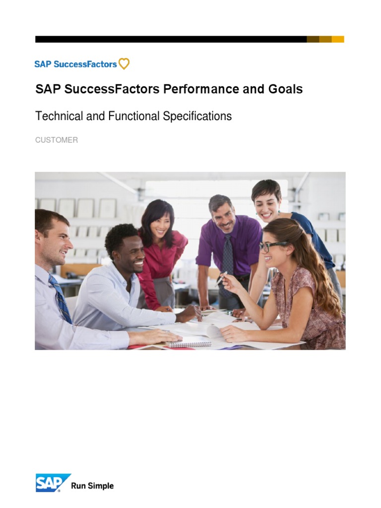 Sap Successfactors Performance and Goals Specification | PDF | Ios | Goal