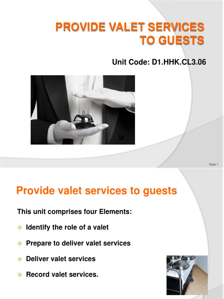Provide Valet Services 300812 | PDF | Baggage | Clothing