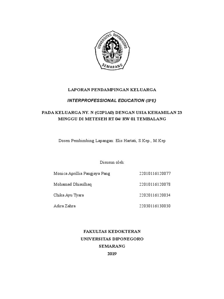 Laporan Ipe Final | PDF