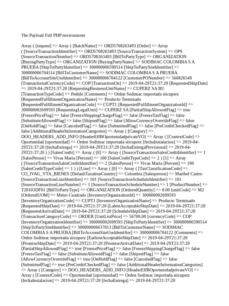 Payload en PHP | PDF