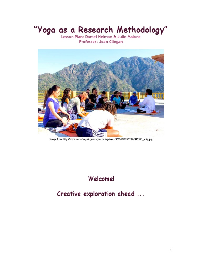 YogaasaResearchMethodologyLessonPlan PDF | PDF | Hatha Yoga | Kundalini ...