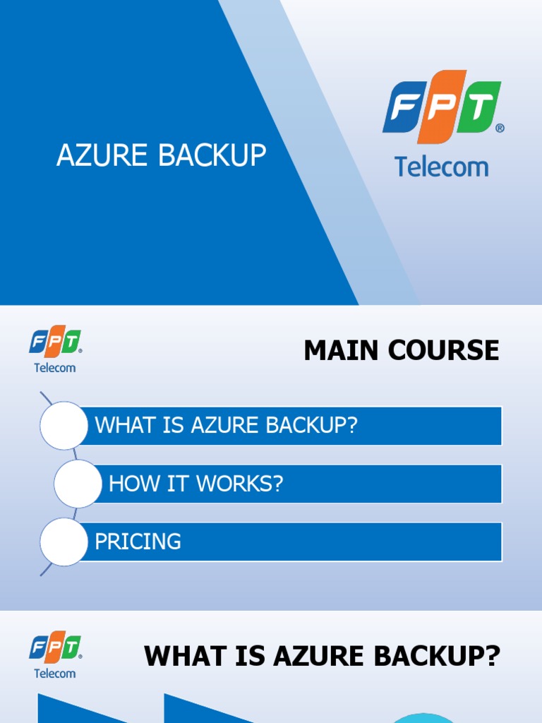 Azure Backup Slide | PDF