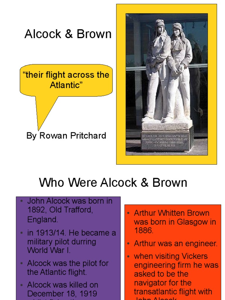 Alcock and Brown | Download Free PDF | Aviation | Aircraft