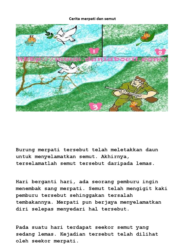 Cerita Merpati Dan Semut | PDF
