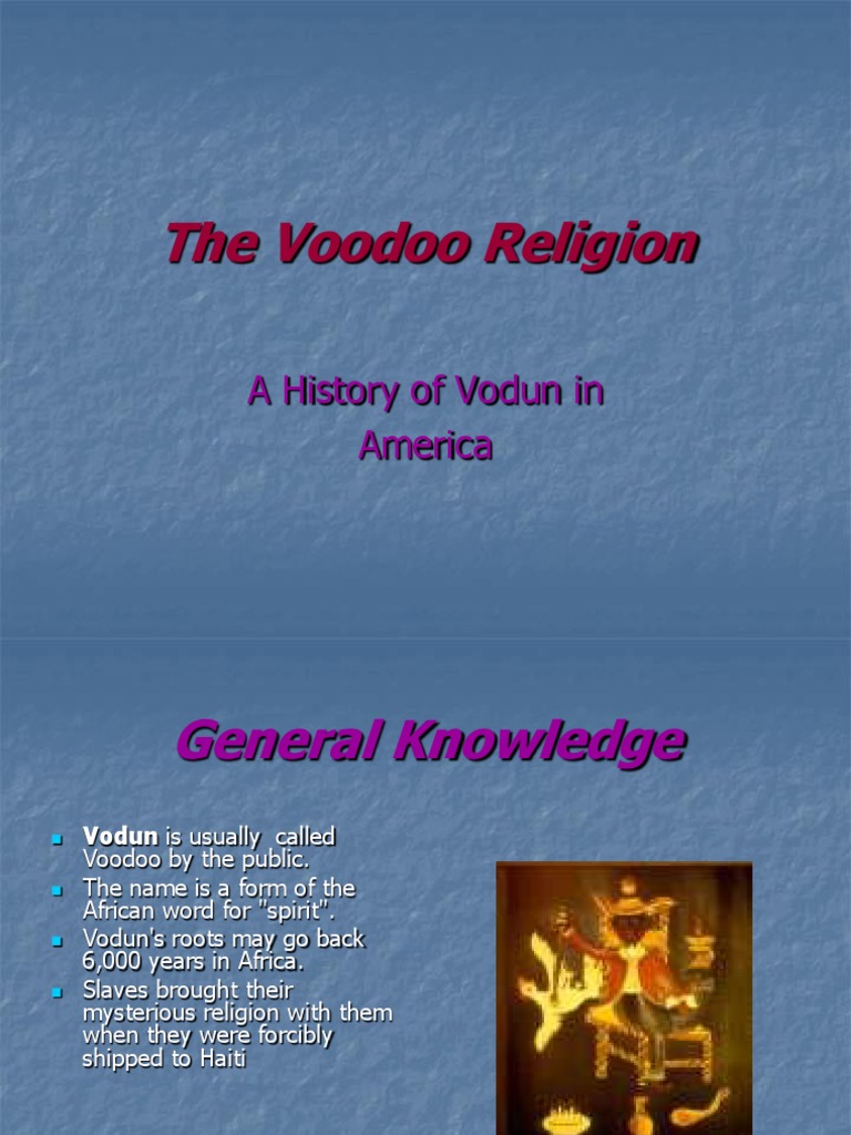 The Voodoo Religion by Sarah Moje | PDF | Haitian Vodou | Religious ...