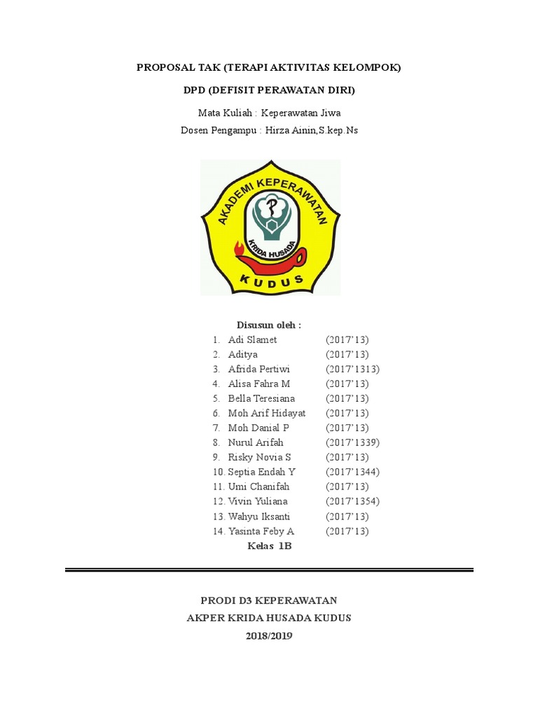 Proposal Tak DPD | PDF