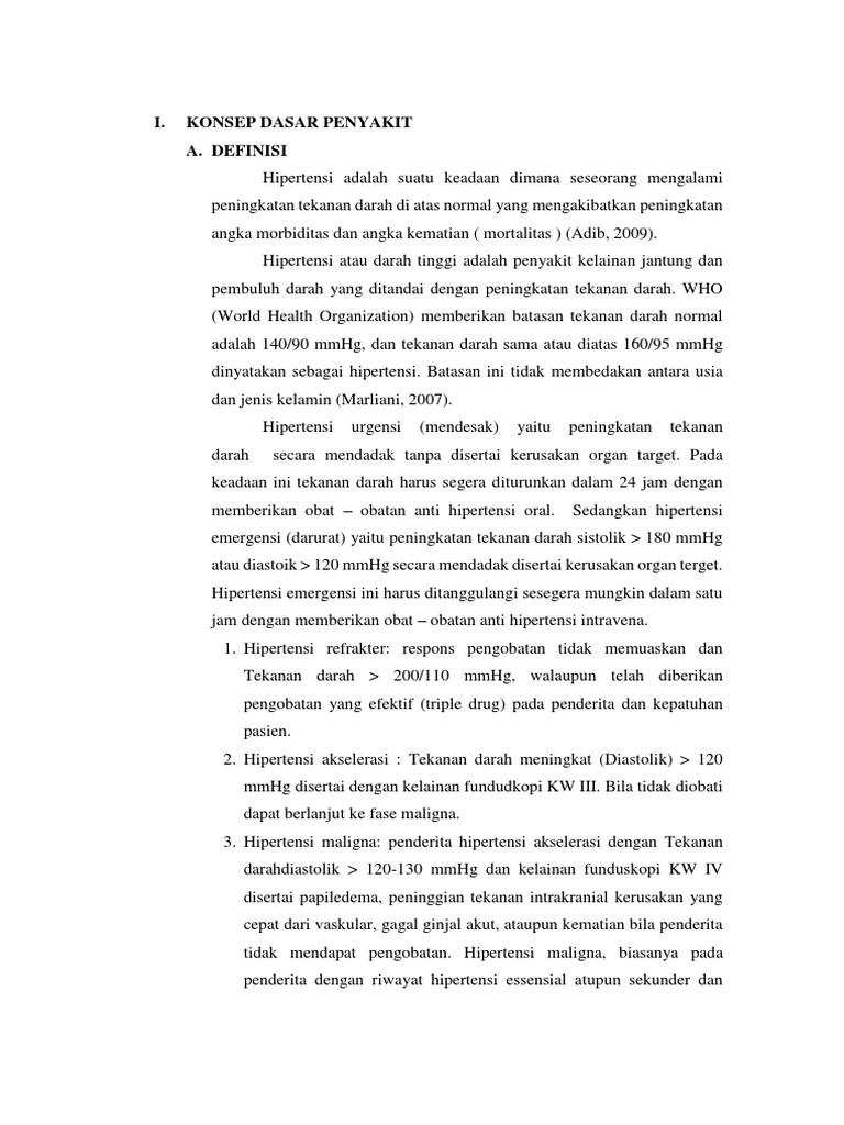 LP HIPERTENSI URGENSI Fix Aja | PDF