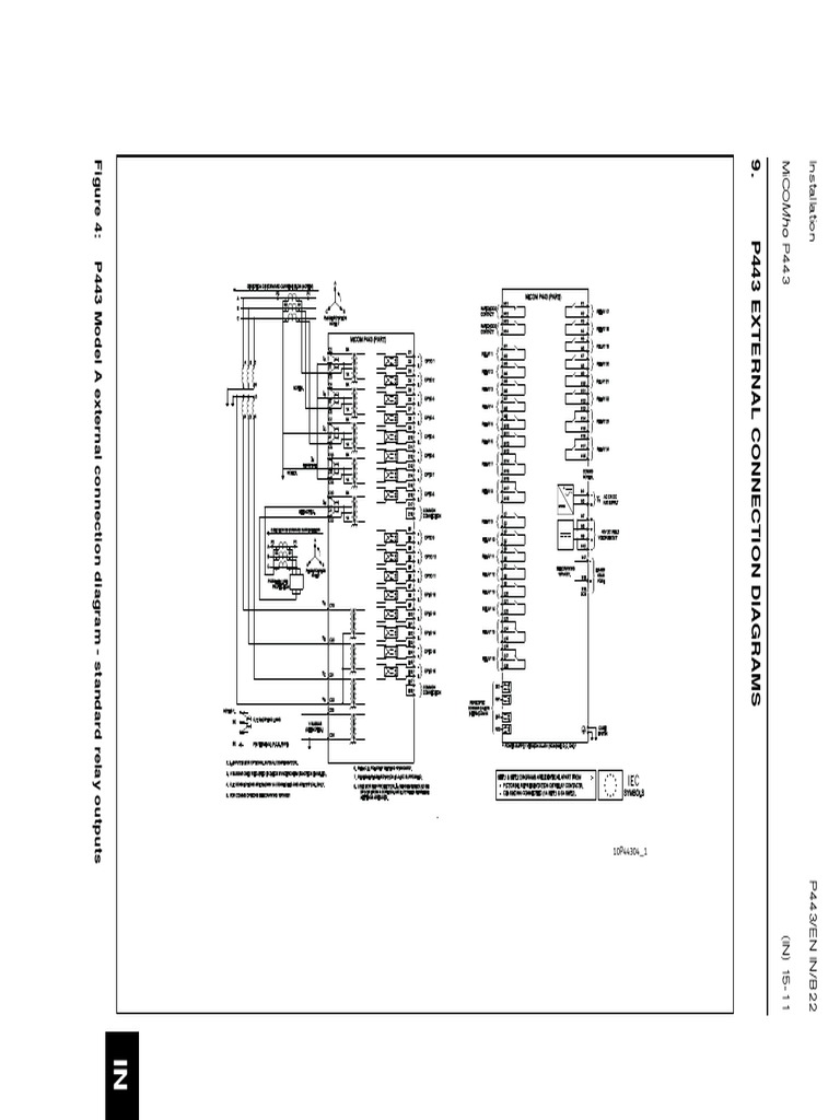 P443 Relay External Connection Guide | PDF | Technology & Engineering