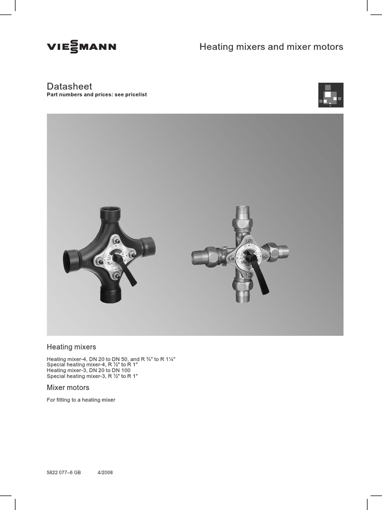 An In-Depth Look at Viessmann Heating Mixers and Mixer Motors | PDF ...