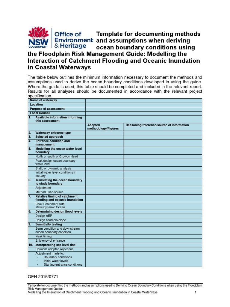 Floodplain Risk Management Guide Template 150771 | PDF | Science ...