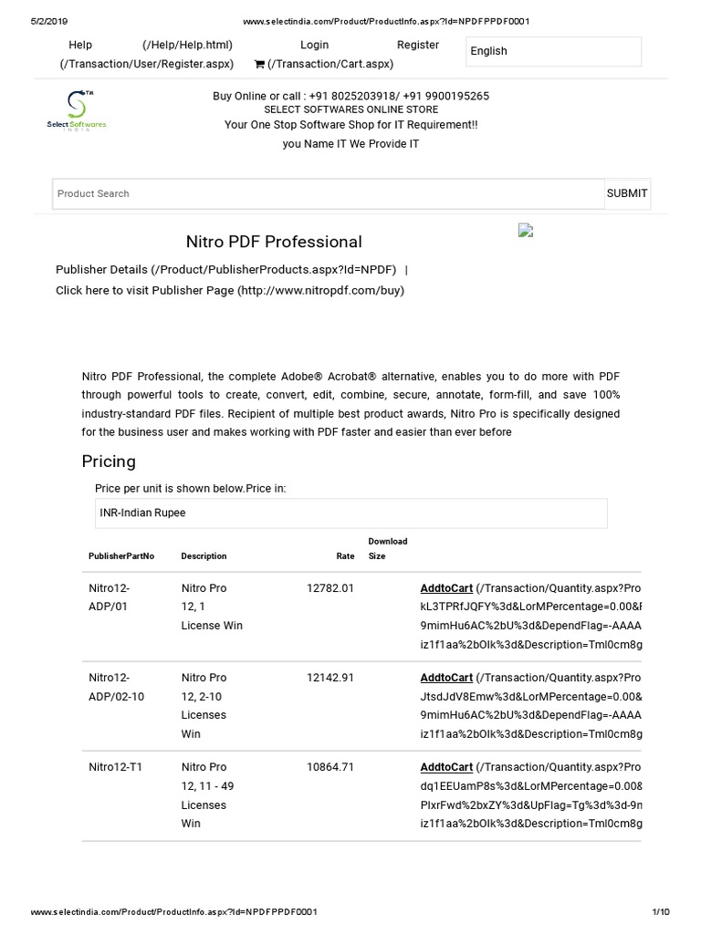 Nitro PDF | PDF | Operating System Families | Digital Technology