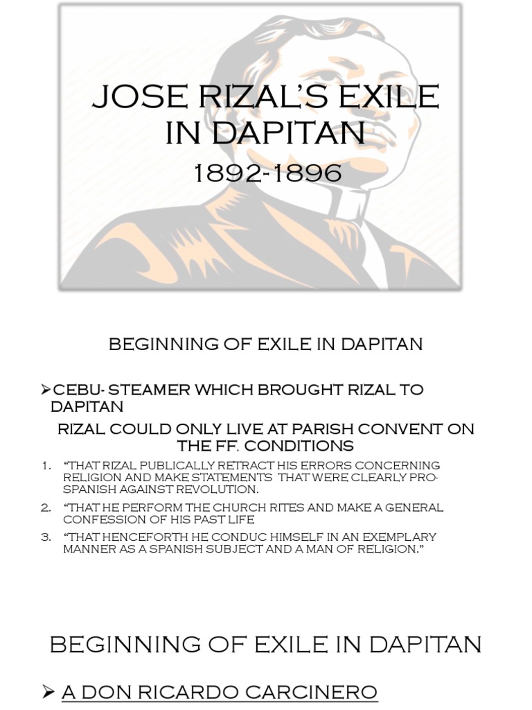 Jose Rizal's Exile in Dapitan | PDF | Philippines
