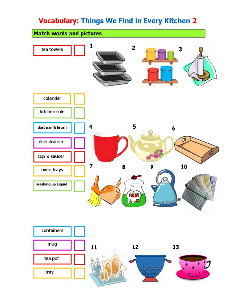 Things We Find in Every Kitchen | PDF